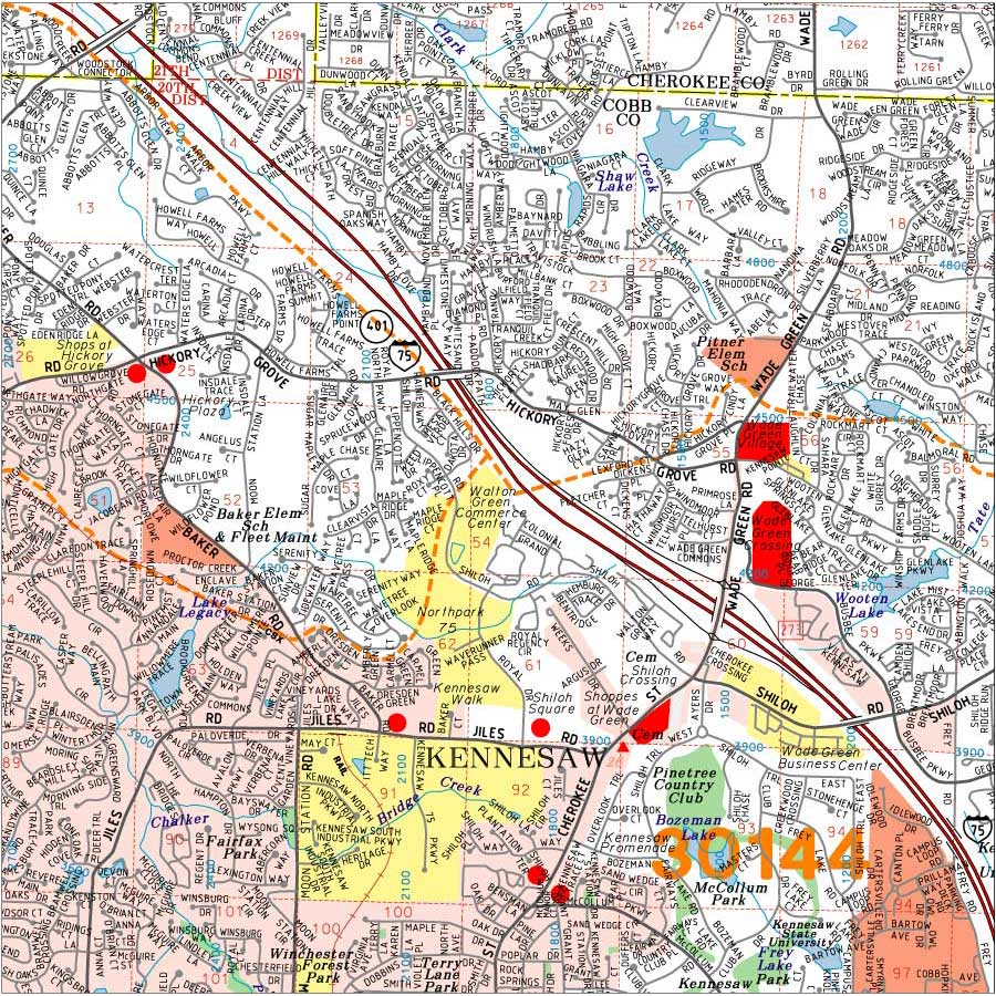 Street Map Douglas Ga